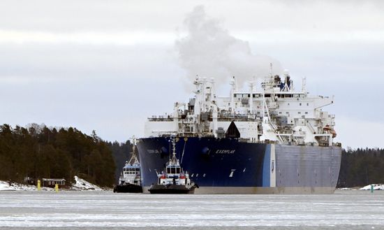 Vessel Fsru Exemplar Floating Liquefied Natural Editorial Stock Photo ...