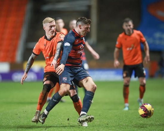 Ross Callachan Ross County Challenges Ball Editorial Stock Photo ...