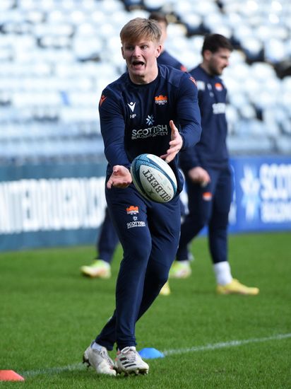 Harry Paterson Edinburgh Rugby Wingerfull Back Editorial Stock Photo ...
