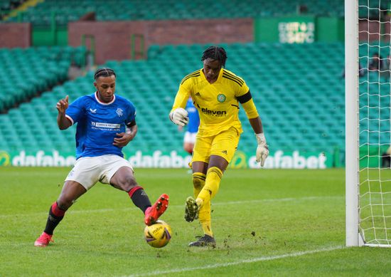 Zakariya Lovelace Rangers B Challneges Celtic Editorial Stock Photo ...