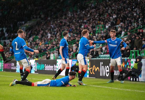 James Graham Rangers B Celebrates Team Editorial Stock Photo - Stock ...