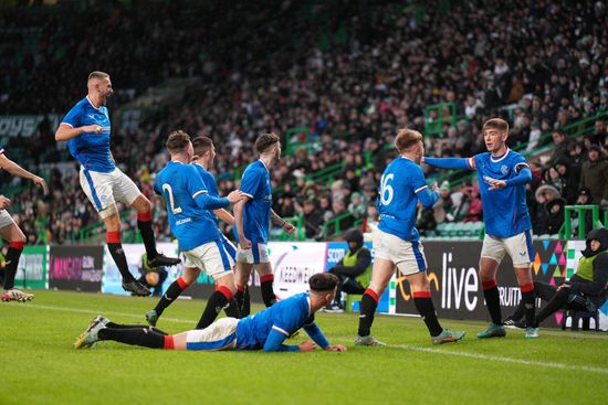 James Graham Rangers B Celebrates Team Editorial Stock Photo - Stock ...