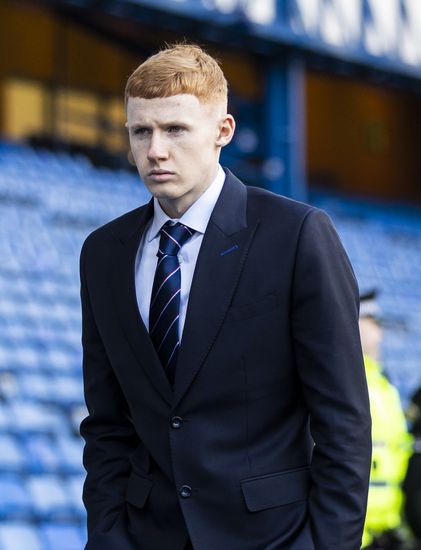 Rangers Defender Adam Devine Arrives Stadium Editorial Stock Photo ...