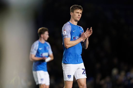 Portsmouth Defender Sean Raggett During Efl Editorial Stock Photo ...