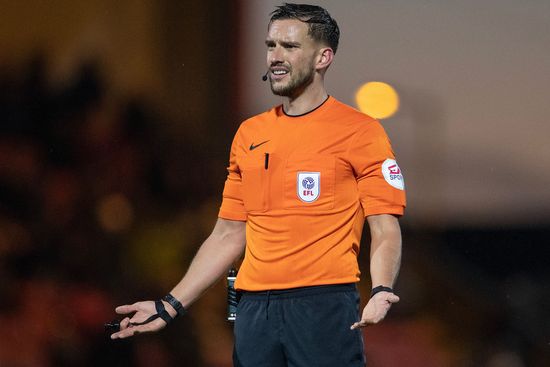 Referee Thomas Kirk During Sky Bet Editorial Stock Photo - Stock Image ...
