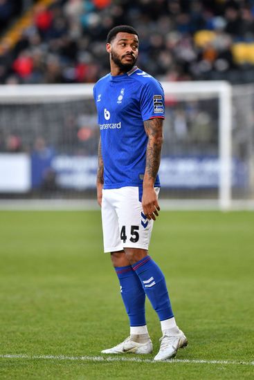 Joe Nuttall Oldham Athletic During Vanarama Editorial Stock Photo ...