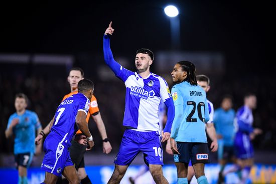 Aaron Collins Bristol Rovers Celebrates Scoring Editorial Stock Photo ...