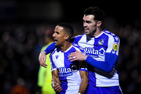 Scott Sinclair Bristol Rovers Celebrates Scoring Editorial Stock Photo ...