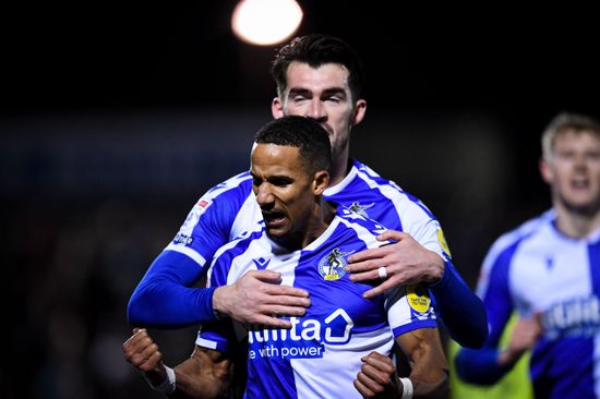 Scott Sinclair Bristol Rovers Celebrates Scoring Editorial Stock Photo ...