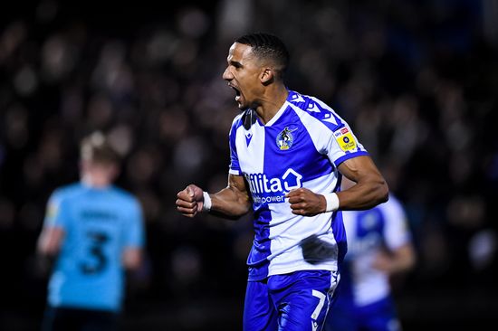Scott Sinclair Bristol Rovers Celebrates Scoring Editorial Stock Photo ...
