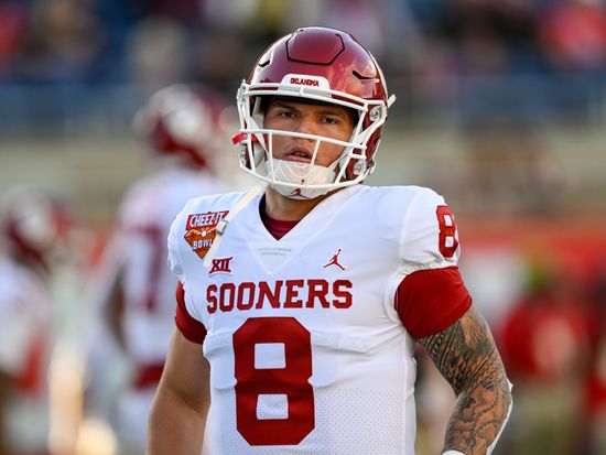 Oklahoma Sooners Quarterback Dillon Gabriel 8 Editorial Stock Photo ...