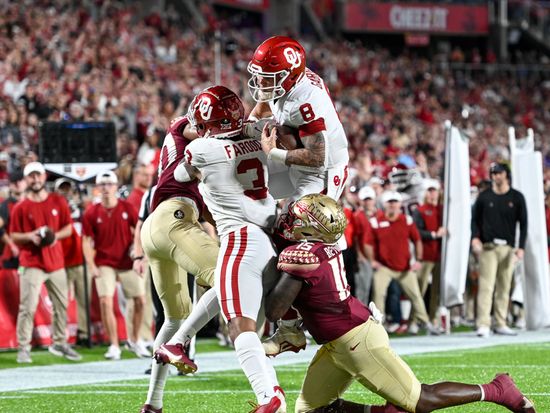 Oklahoma Sooners Quarterback Dillon Gabriel 8 Editorial Stock Photo ...
