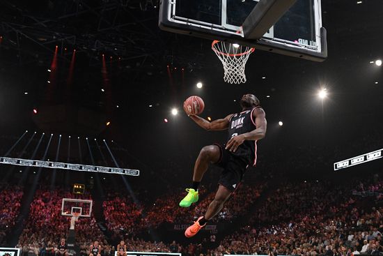 Stephan Moody During Dunk Contest During Editorial Stock Photo - Stock ...