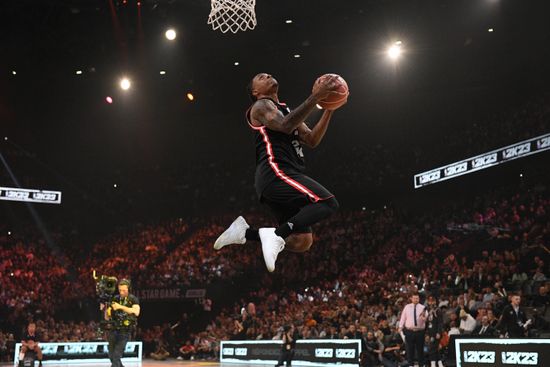Stephan Moody During Dunk Contest During Editorial Stock Photo - Stock ...