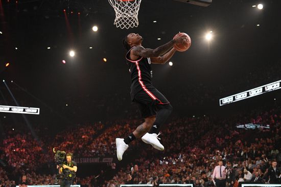 Stephan Moody During Dunk Contest During Editorial Stock Photo - Stock ...