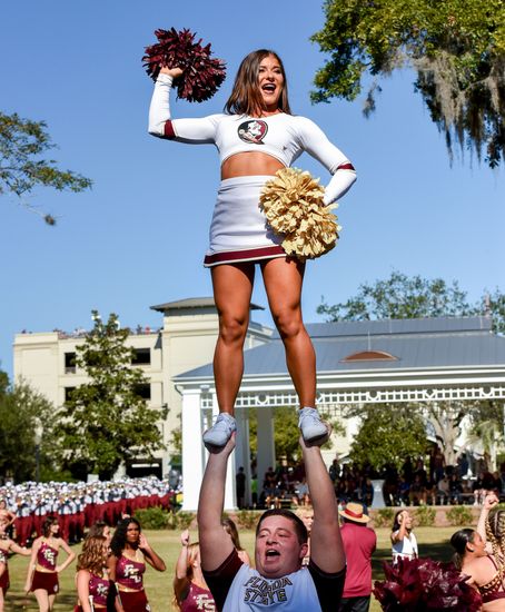 Florida State University Cheerleaders Perform Battle Editorial Stock ...