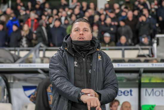 Mark Bonner Manager Cambridge United During Editorial Stock Photo ...