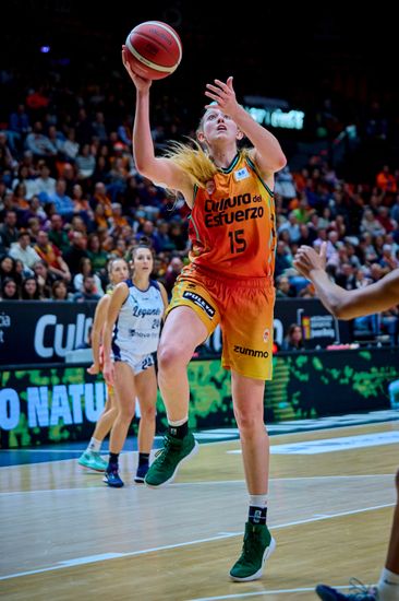Lauren Cox Valencia Basket Action During Editorial Stock Photo - Stock ...