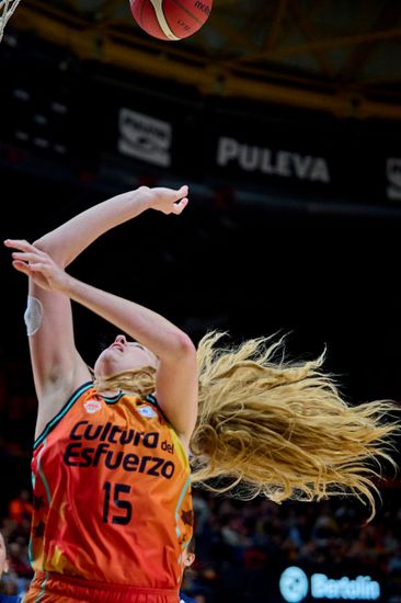Lauren Cox Valencia Basket Action During Editorial Stock Photo - Stock ...
