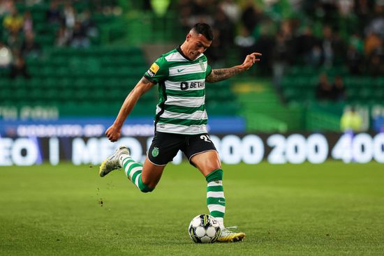 Pedro Porro Sporting Cp Seen Action Editorial Stock Photo - Stock Image ...