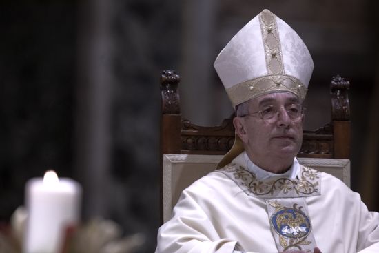 Cardinal Angelo De Donatis Celebrates Mass Editorial Stock Photo ...
