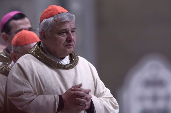 Cardinal Konrad Krajewski Attends Mass Pope Editorial Stock Photo ...