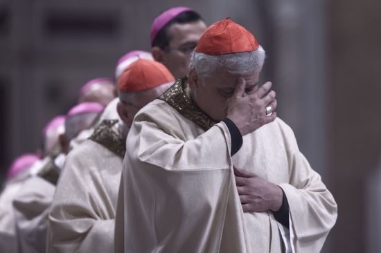 Cardinal Konrad Krajewski Attends Mass Pope Editorial Stock Photo ...