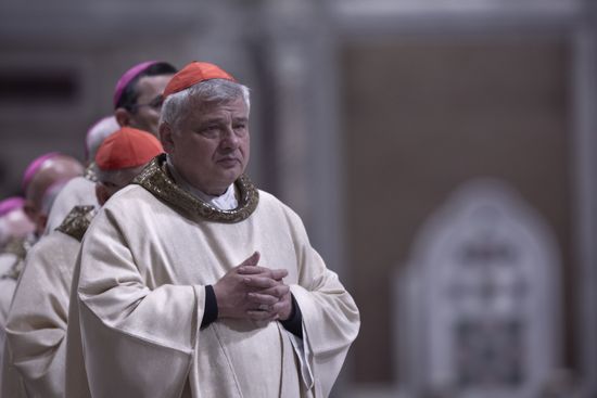 Cardinal Konrad Krajewski Attends Mass Pope Editorial Stock Photo ...