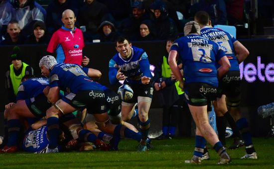 Ben Spencer Captain Bath Rugby Offloads Editorial Stock Photo - Stock ...