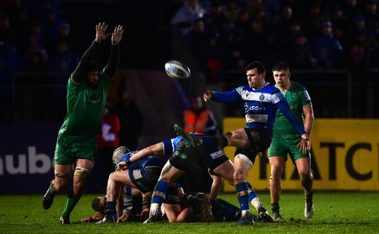 Ben Spencer Captain Bath Rugby Kicks Editorial Stock Photo - Stock ...
