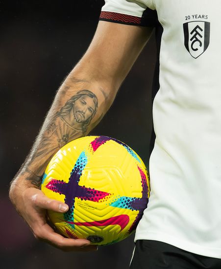 Tattoo Aleksandar Mitrovic Fulham Editorial Stock Photo - Stock Image ...