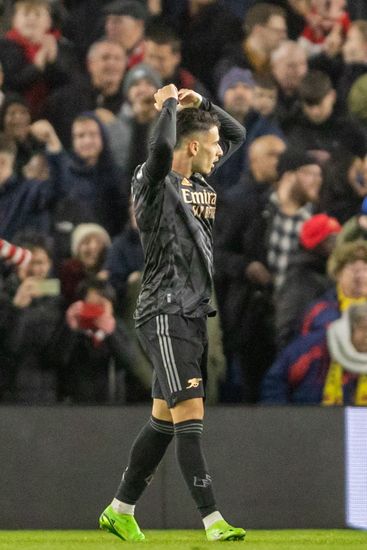 Arsenal Forward Gabriel Martinelli 11 Celebrates Editorial Stock Photo ...