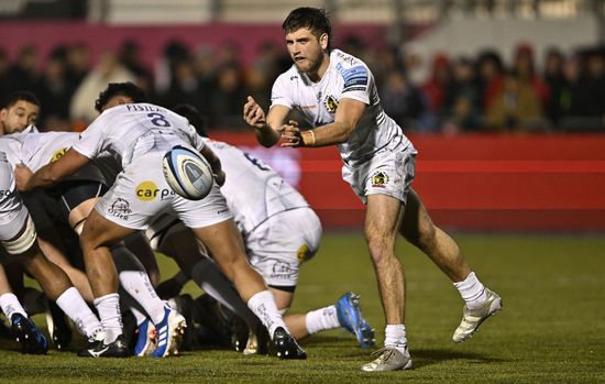Sam Maunder Exeter Passes During Saracens Editorial Stock Photo - Stock ...