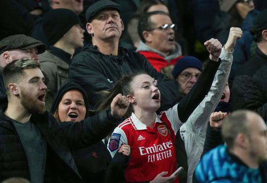 Female Arsenal Fan Editorial Stock Photo - Stock Image | Shutterstock