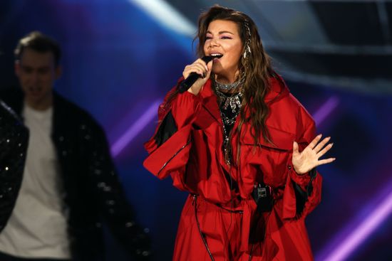 Polish Singer Edyta Performs During Concert Editorial Stock Photo ...