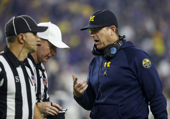 Michigan Wolverines Head Coach Jim Harbaugh Editorial Stock Photo ...