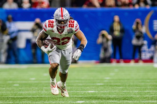Ohio State Buckeyes Linebacker Steele Chambers Editorial Stock Photo ...