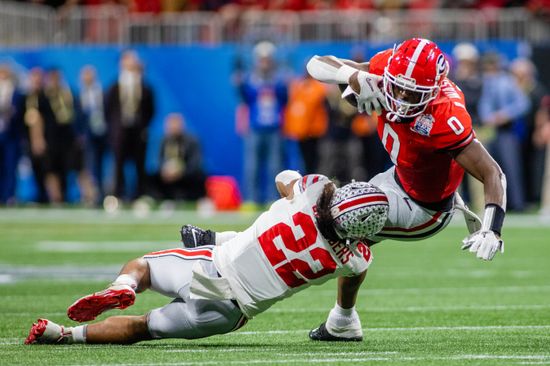 Ohio State Buckeyes Linebacker Steele Chambers Editorial Stock Photo ...
