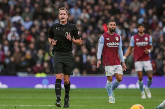 Referee John Brooks During Premier League Editorial Stock Photo - Stock ...