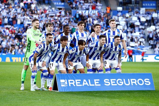 Real Sociedad Team Group Lineup Sociedad Editorial Stock Photo - Stock ...