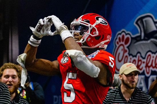 Georgia Bulldogs Wide Receiver Adonai Mitchell Editorial Stock Photo ...