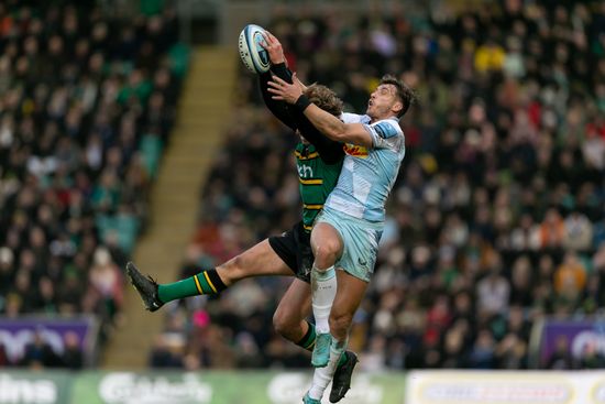 Josh Bassett Harlequins James Ramm Northampton Editorial Stock Photo ...