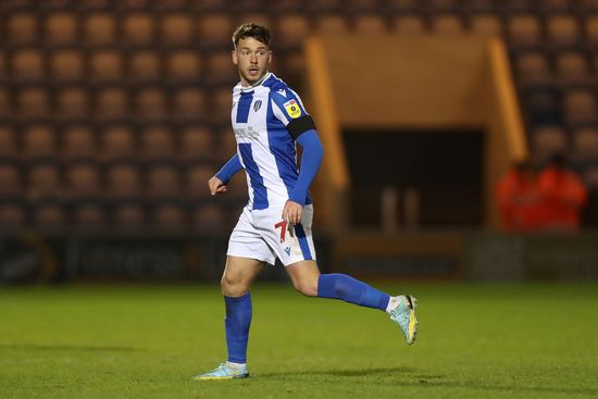 Luke Hannant Colchester United During Colchester Editorial Stock Photo ...