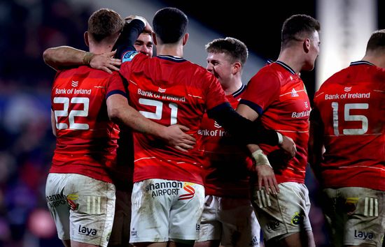Ulster Vs Munster Munster Celebrate Ben Editorial Stock Photo - Stock ...