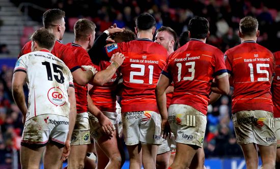 Ulster Vs Munster Munster Celebrate Ben Editorial Stock Photo - Stock ...