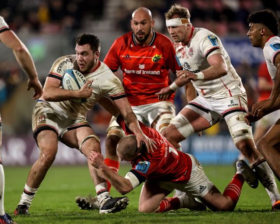 Ulster Vs Munster Ulsters Sean Reffell Editorial Stock Photo - Stock ...