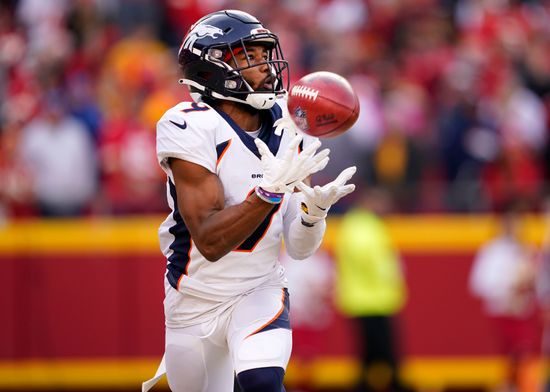 Denver Broncos Wide Receiver Kendall Hinton Editorial Stock Photo ...