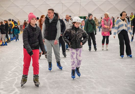 Gdansk Residents Tourists Seen Skating Ice Editorial Stock Photo ...