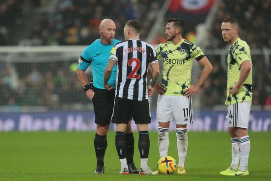 Match Referee Simon Hooper Conversation Kieran Editorial Stock Photo ...