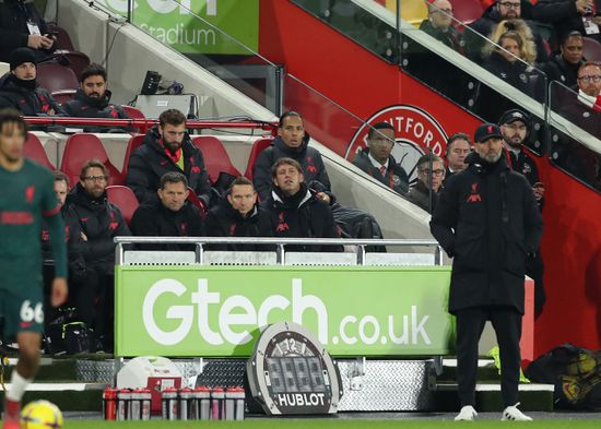 Virgil Van Dijk Liverpool Dugout After Editorial Stock Photo - Stock ...